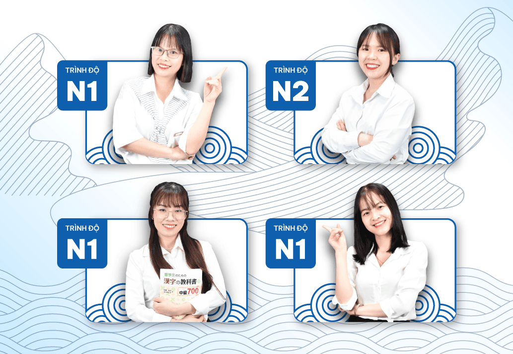 Đội ngũ giáo viên là các sensei đều đạt trình độ N1,N2, có kinh nghiệm giảng dạy vững vàng ...